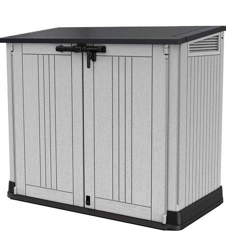 Keter Store It Out Midi Lockable Outdoor Garden Storage Box Grey ...