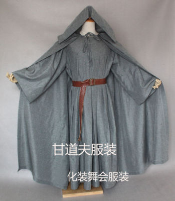 Gandalf Cosplay Costume Robe The Hobbit Adult Wizard Cloak Hat | eBay