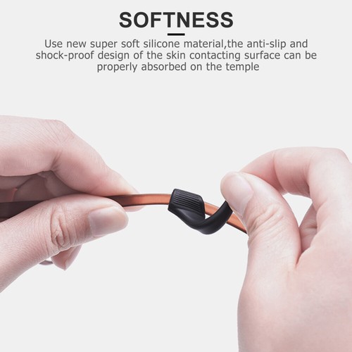 10 Pairs Non-slip Ear Hook Silicone Eyeglass Sleeve Retainer Temple Tip ...