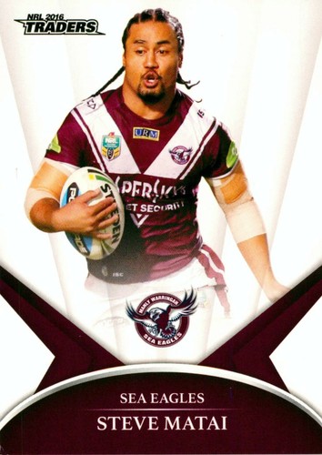 2016 MANLY SEA EAGLES NRL Card STEVE MATAI | eBay Australia