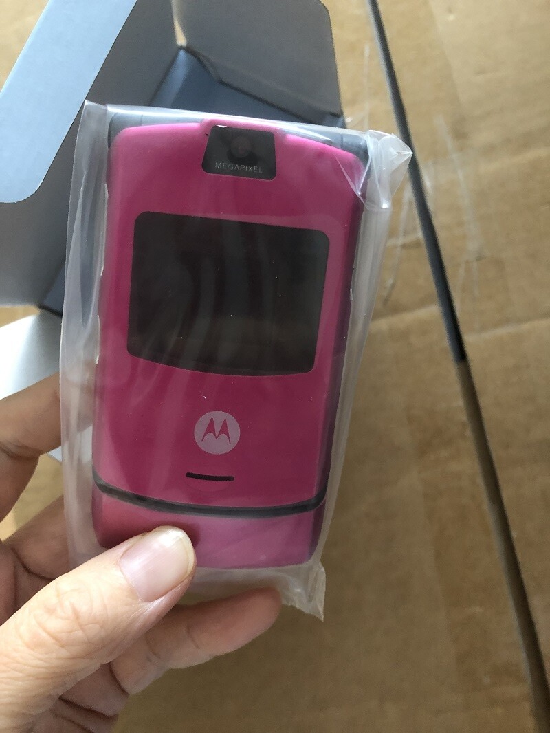 Motorola RAZR V3 - Pink Mobile Phone for sale online | eBay