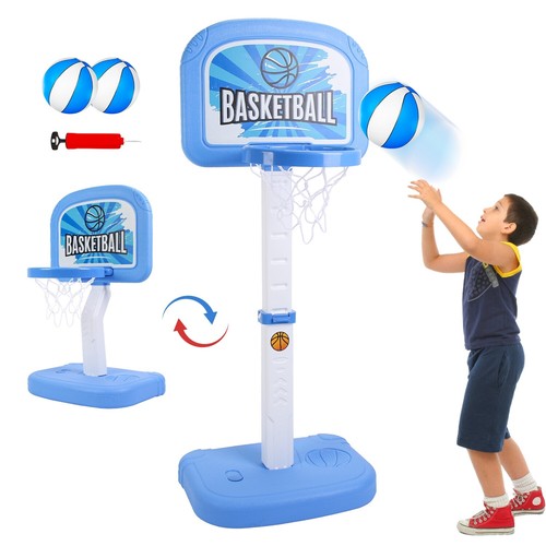 Poolside Water Game Set for Kids Sporst Basketball Goal toy Blue ...