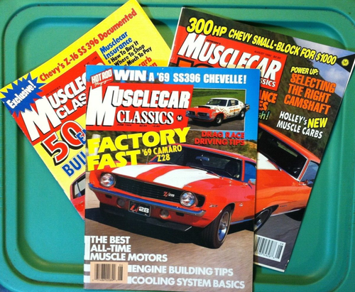 3x 🔥MUSCLE CAR CLASSICS🔥 1990s Magazines Care and Restoration 270 TOTAL ...