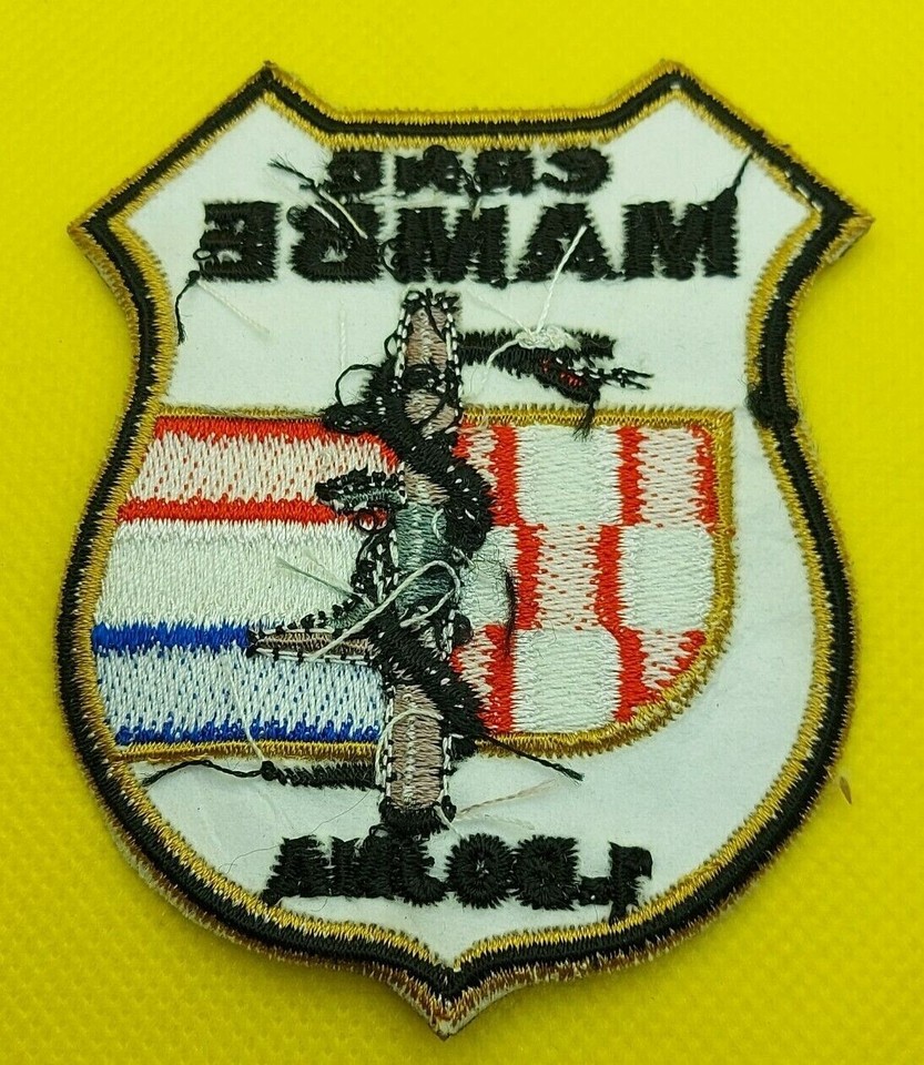 Croatian Army, 1. Bojna ZNG RH CRNE MAMBE, Croatian military army patch ...