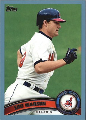 2011 Topps Update Wal Mart Blue Border Indians Baseball Card #41 Lou ...