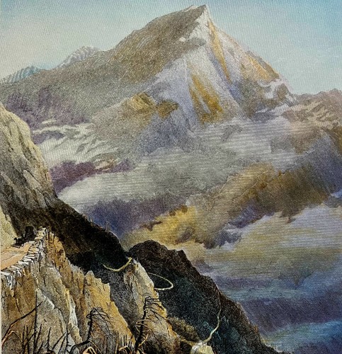 Mount Washington Road White Mts 1974 Lithograph Of Victorian Era ...