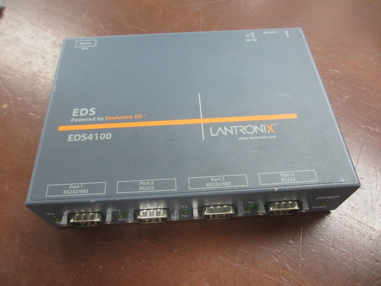 Lantronix EDS4100 4-Port Device Server with PoE ED41000P [NO AC] TESTED ...