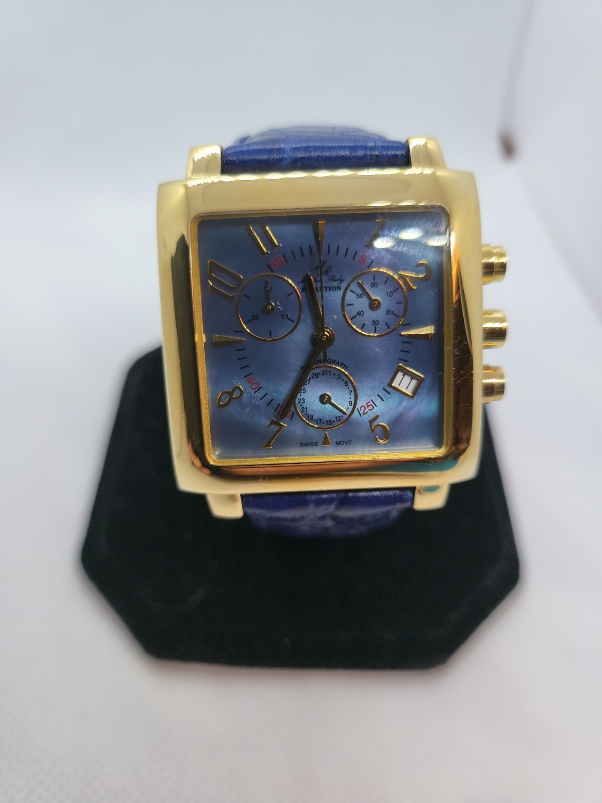 Markus Ruby 18k gold plated Mother Of Pearl Watch | eBay