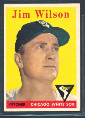 1958 Topps #163: JIM WILSON Chicago White Sox ~ EX to EX-MT | eBay