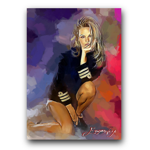 Pamela Anderson #48 Art Card Limited 40/50 Edward Vela Signed (Movies ...