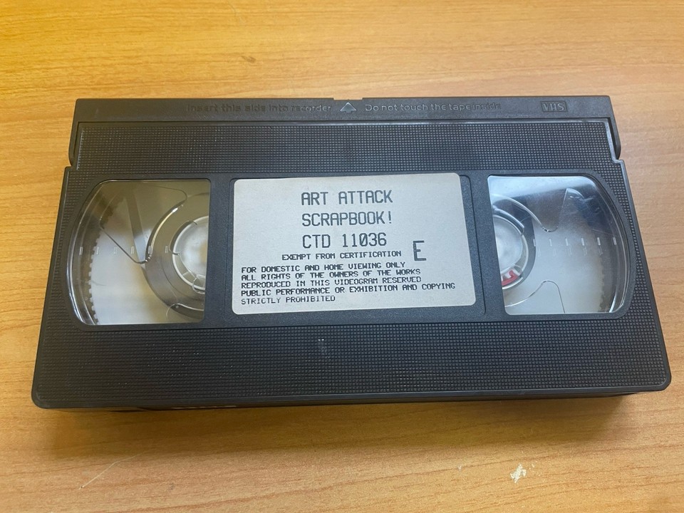 2 x Art Attack VHS Video Tapes - Top 20 & Scrapbook | eBay UK