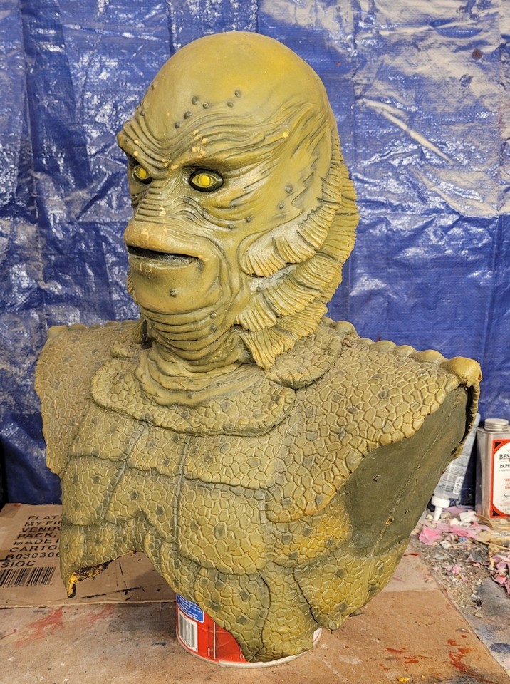 Creature From The Black Lagoon Rare #1 of 10 Bust Latex Foam Filled ...