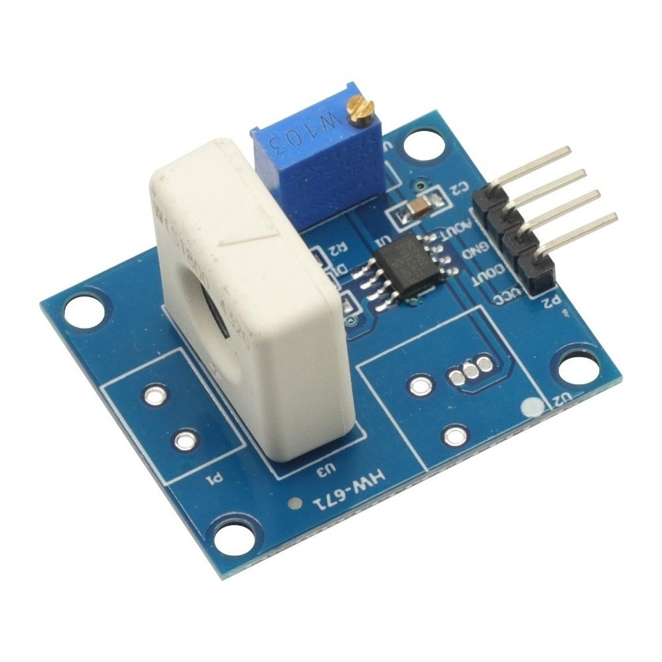 Hall Effect Current Sensor Module WCS1800 with DC 35A and AC 25A Range ...