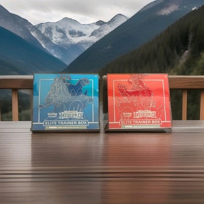 Pokemon Sword and Shield Battle Styles ETB Combo Set Red/Blue Arts with ...
