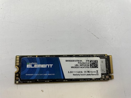 MUSHKIN 2 TB SSD NVMe PCIE 3.0 x4 M.2 Hard Drive | MKNSSDEV2TB-D8 | eBay