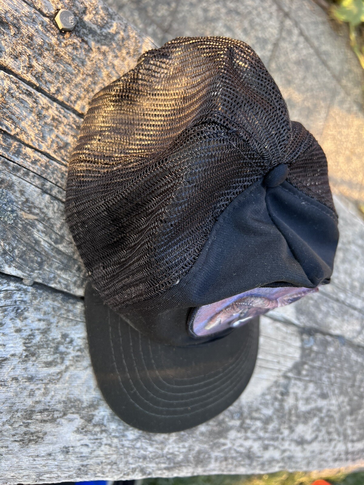 vintage snapback hat 90s- Bighorn Sheep Patch Hat - Gem