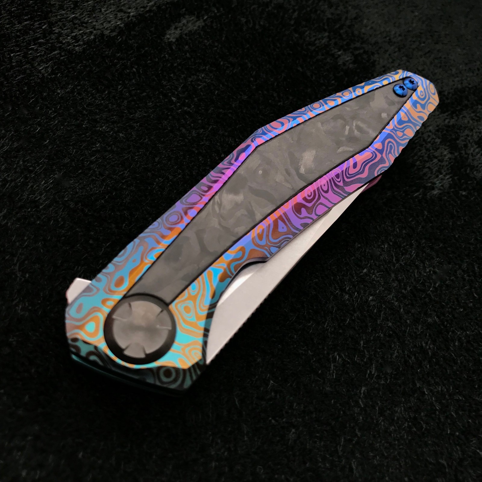 Zero Tolerance ZT 0470 Folder ZT0470 20CV Steel w/ Carbon Fiber w ...