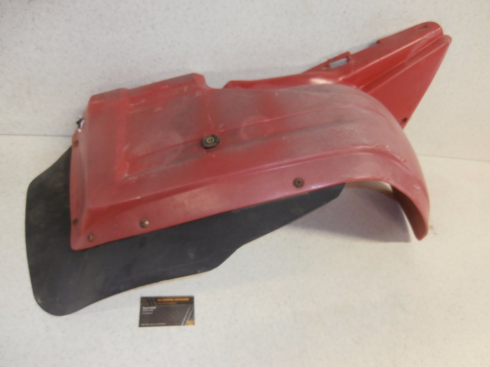 82 Honda ATC200ES ATC200 Big 200 Rear Fender Right Red OEM Flares Panel ...