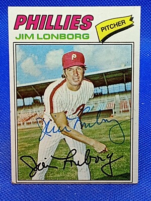 AUTOGRAPH AUTO Jim Lonborg 1977 Topps #569 | eBay