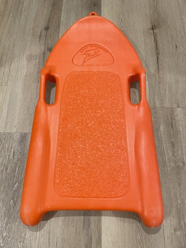 Vintage Ziffy Whomper Plastic Orange Snow Sled Ziffco Retro Toboggan ...