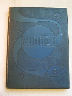 1951 DWIGHT TOWNSHIP HIGH SCHOOL YEARBOOK DWIGHT, ILLINOIS THE RUDDER ...