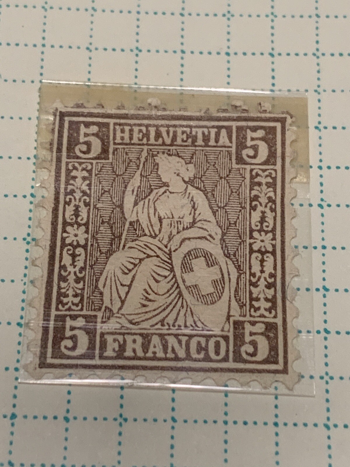 Lot Of 14 Extremely Rare Helvetia Switzerland Franco Stamps | eBay