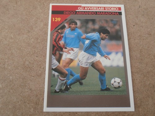 DIEGO ARMANDO MARADONA, NAPOLI / NAPLES, 1992 FOOTBALL ROOKIE CARD ...