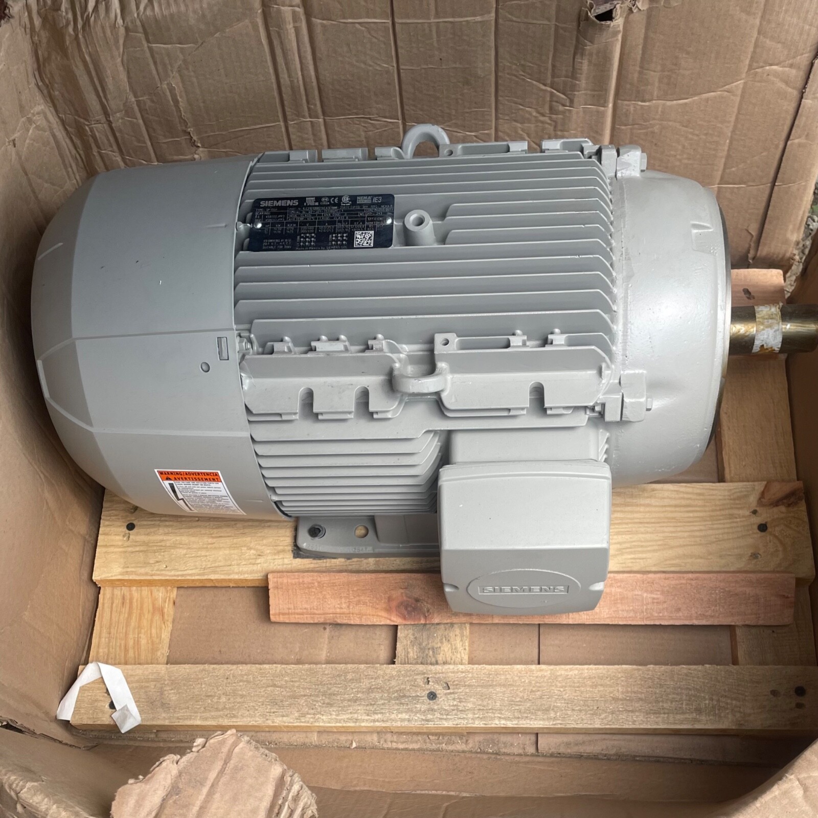 Siemens 1LE21212BB214EA3 20-HP 1800 Rpm 208 230/460-volt 256tc General ...