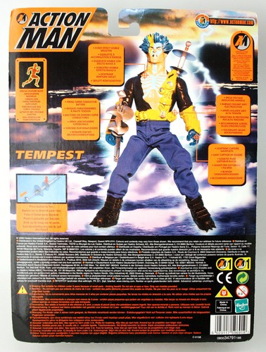 RARE 2000 ACTION MAN TEMPEST THE ENEMY FIGURE EUROPEAN HASBRO NEW ...