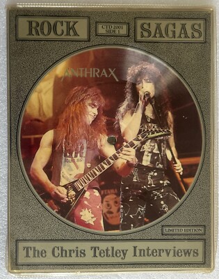 ANTHRAX THE CHRIS TETLEY INTERVIEWS CTD 2001 SHAPED PICTURE DISCS | eBay UK