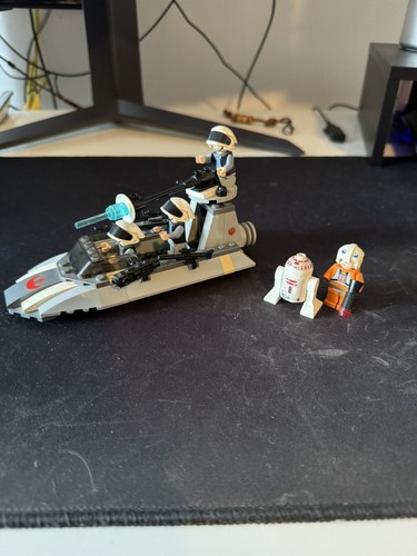 LEGO STAR WARS 7668 Rebel Scout Speeder + Minifigures | eBay