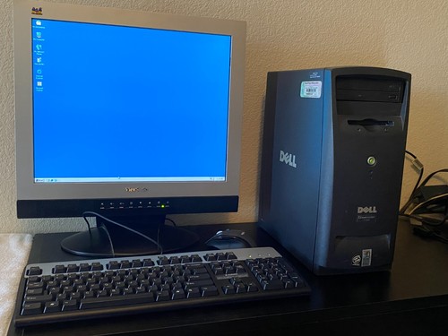 Vintage 2001 Dell Dimension 2100 Desktop Computer 1.10Ghz, 256MB, 60GB ...