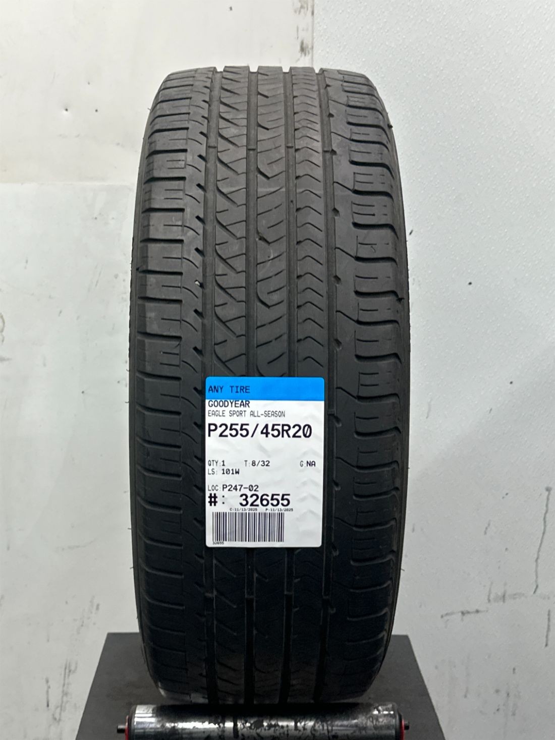 1 Used P255/45R20 Goodyear Eagle Sport All-Season 101 W - 8/32 | eBay