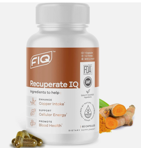 FIQ - Recuperate IQ - 5-in-1 Copper Supplements with Bisglycinate ...
