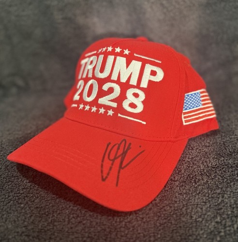 Charlie Kirk Autographed Trump 2028 Hat | eBay