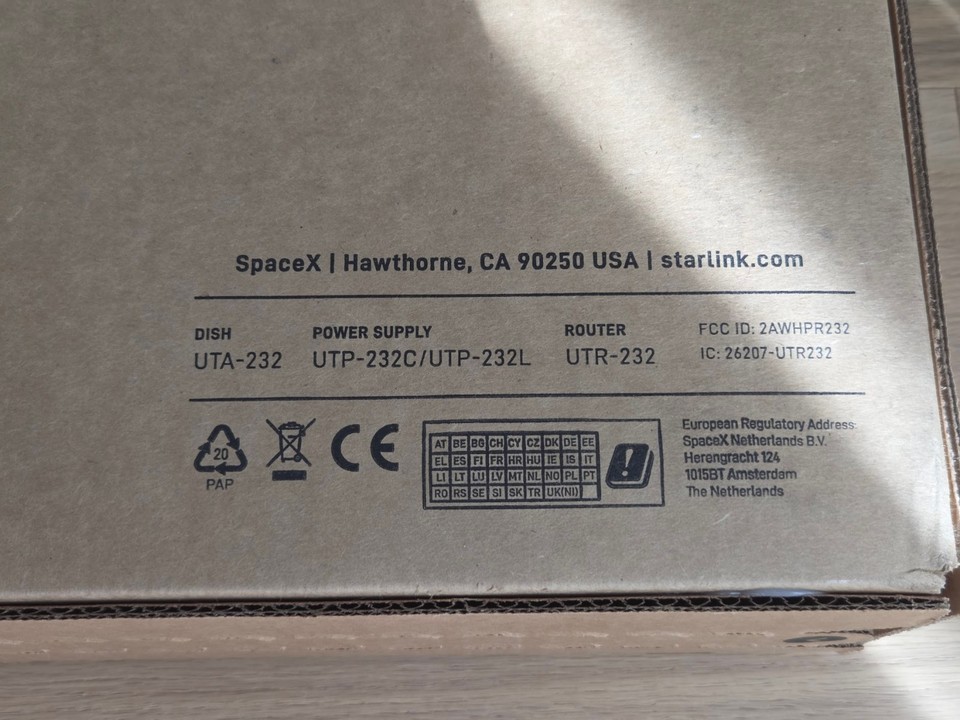 Starlink Gen 3 Satellite Standard Kit V3 Dish UTA-232 + Router UTR-232 ...