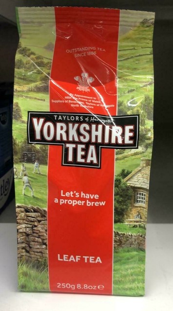 Taylors of Harrogate 250g Yorkshire Tea Traditional Loose Tea Leaf for ...