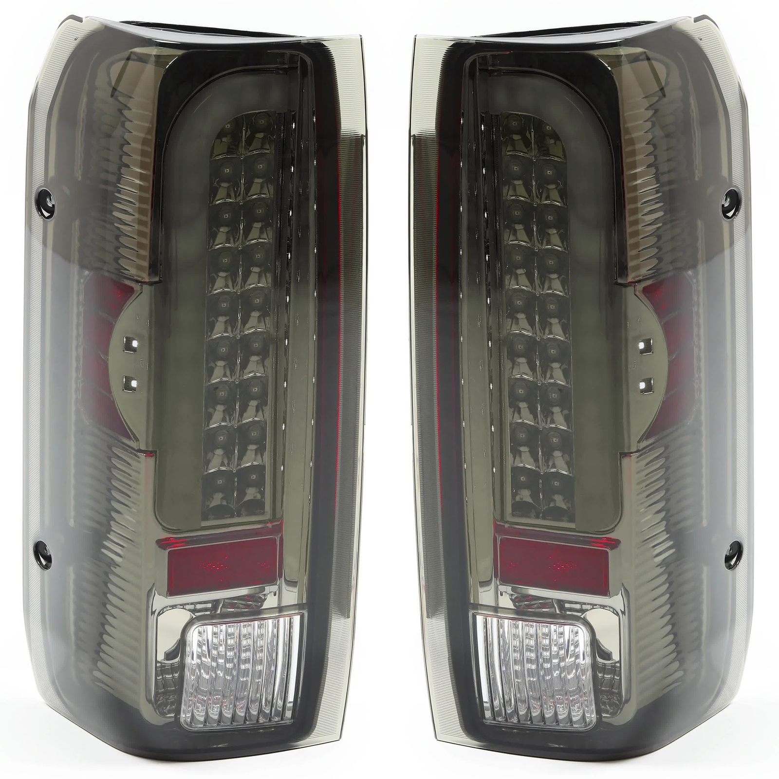 LED Left & Right Brake Tail Lights Lamps Smoked For 90-97 Ford F150 ...