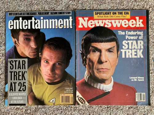 Vintage STAR TREK Entertainment Weekly & Newsweek Magazines 1986 & 1991 ...