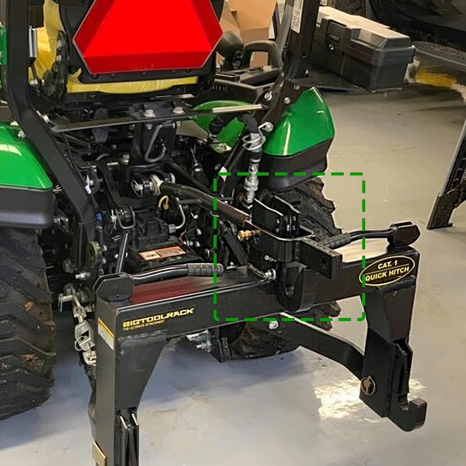 Versatile Quick Hitch Adapter with Adapter Sleeve for Category 1 Quick ...