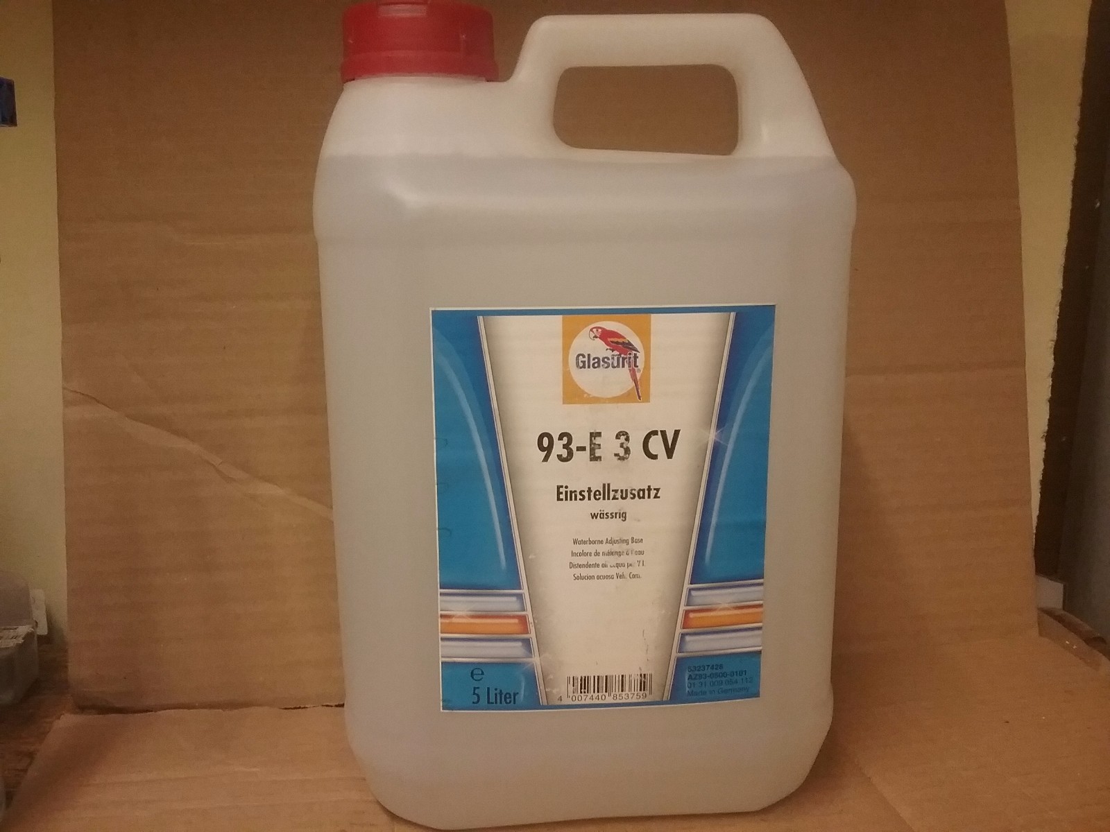 Glasurit 93-e3 CV 5 Litre BASF Slow Waterborne Adjusting Base ...