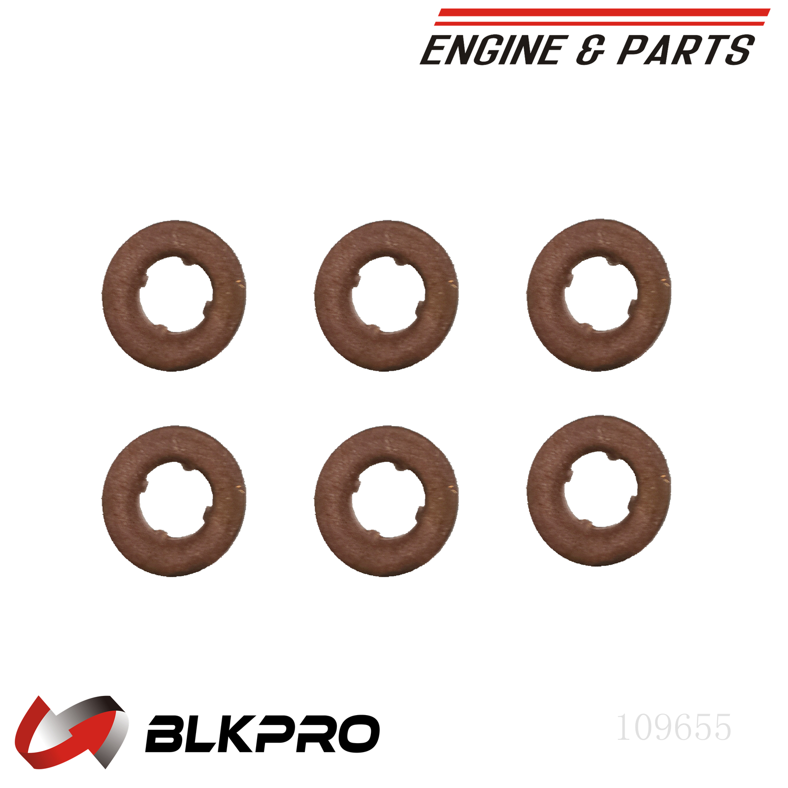 6* New set 5.9L SEAL INJECTOR For Dodge Cummins 98-2006 ISB5.9 5.9B ...