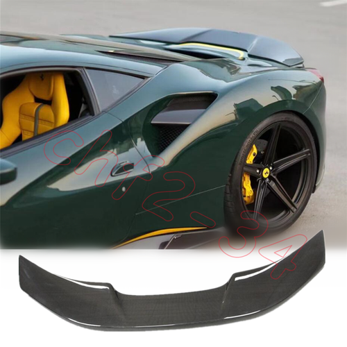 Fit For Ferrari 488 GTB Type V Dry Carbon Fiber Rear Trunk Spoiler Wing ...