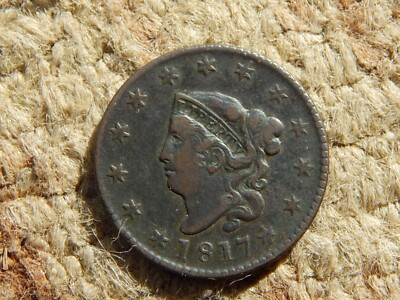1817 Large Cent High Grade Matron Or Coronet Head Cent US Type Coin | eBay