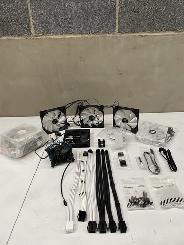 PC Parts BUNDLE - 4RGB Fans + Cable Extensions + 256GB SSD + CPU ...