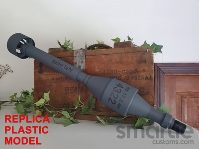 DUMMY 88mm RPzB GR.4322 Panzerschreck Rocket - Accurate Size Plastic ...