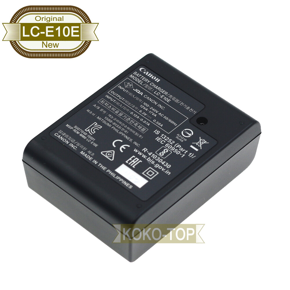 Genuine Canon LC-E10E Charger For EOS 1100D 1200D 1300D 1500D 3000D ...