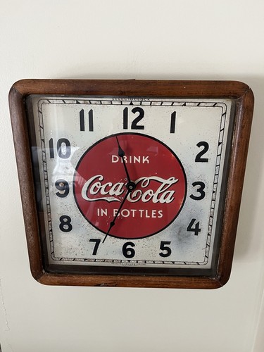 Coca Cola Clock, Battery Operated, Vintage | eBay