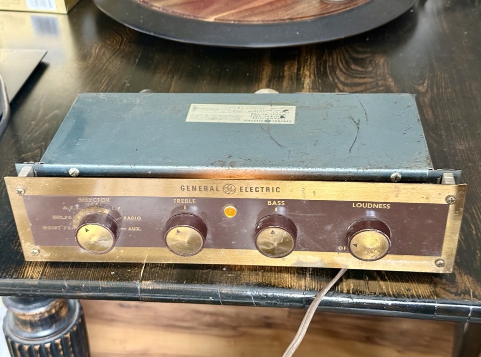 Super Rare General Electric A1-200 Tube Preamplifier / Control Unit GE ...