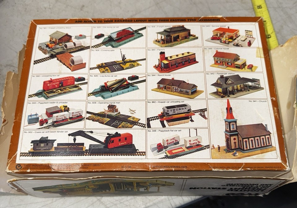 Vintage TYCO Lighted Freight Station HO Scale No 906 | eBay